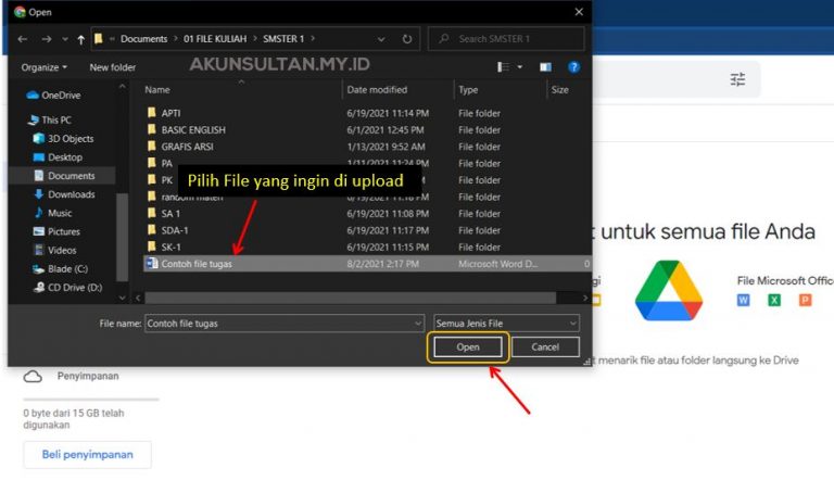 Cara Mengumpulkan Tugas di Google Drive Lengkap Terbaru!